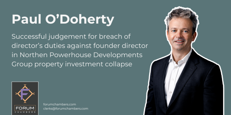 Paul O'Doherty: Successful judgement for breach of director's duties