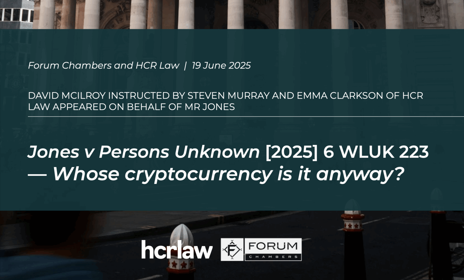 Jones v Persons Unknown — Whose cryptocurrency is it anyway? - Forum ...